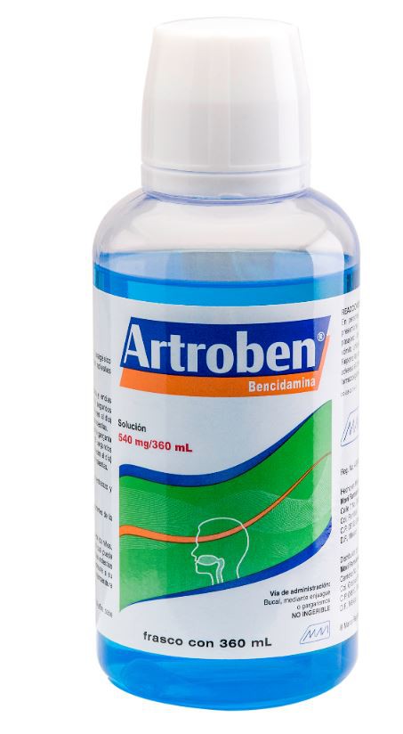 ARTROBEN 540MG/360ML SOLUCION BENCIDAMINA | FARMACIA RIVAS DEL CENTRO