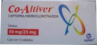 CO-ALTIVER 50-25MG CAPTOPRIL HIDROCLOROTIAZIDA 15 TAB | FARMACIA RIVAS ...
