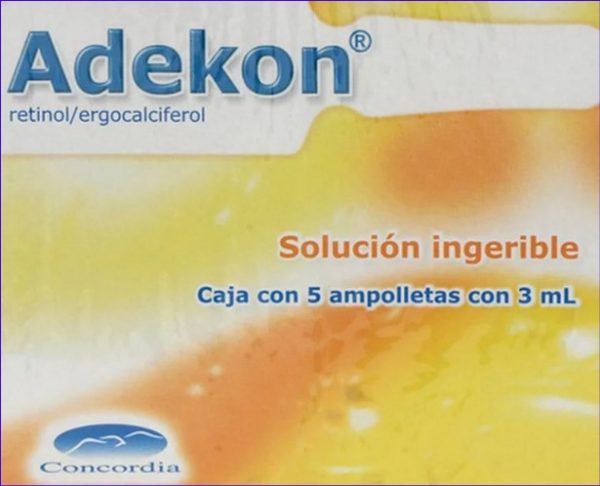 ADEKON 5 AMPOLLETAS SOLUCION 3ML | FARMACIA RIVAS DEL CENTRO