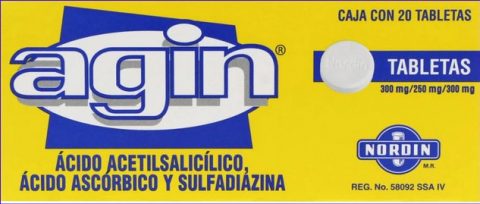 AGIN 20 TABLETAS 300MG 250MG 300MG | FARMACIA RIVAS DEL CENTRO