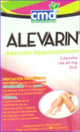 ALEVARIN 166.60MG AESCULUS HIPPOCASTANUM | FARMACIA RIVAS DEL CENTRO