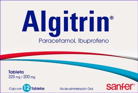 ALGITRIN 12 TABLETAS 325MG | FARMACIA RIVAS DEL CENTRO