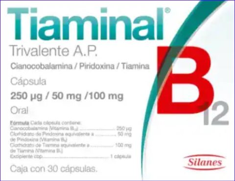 TIAMINAL B12 30 CAPSULAS | FARMACIA RIVAS DEL CENTRO