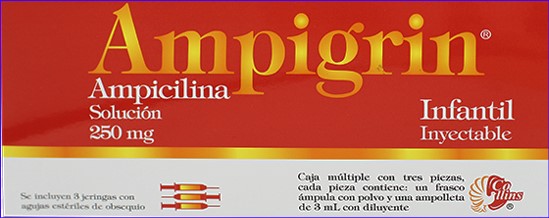 AMPIGRIN INFANTIL 250MG 3ML | FARMACIA RIVAS DEL CENTRO