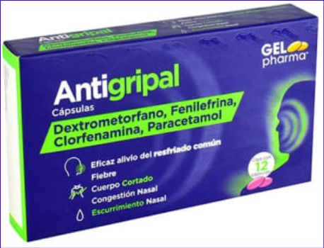 ANTIGRIPAL 12 CAPSULAS | FARMACIA RIVAS DEL CENTRO