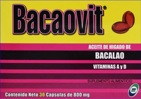 BACAOVIT 30 CAPSULAS 800MG | FARMACIA RIVAS DEL CENTRO