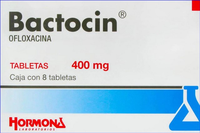 BACTOCIN 8 TABLETAS 400MG | FARMACIA RIVAS DEL CENTRO