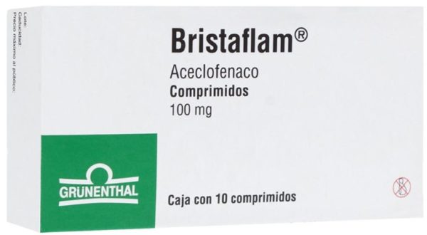 BRISTAFLAM 10 COMPRIMIDOS 100MG | FARMACIA RIVAS DEL CENTRO