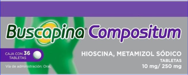 BUSCAPINA COMPOSITUM 36 TABLETAS | FARMACIA RIVAS DEL CENTRO