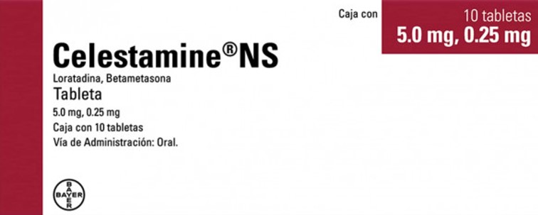 CELESTAMINE NS 10 TABLETAS 5.0MG | FARMACIA RIVAS DEL CENTRO
