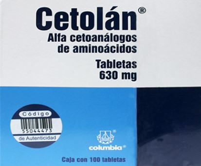 CETOLAN 630MG ALFA CETOANALOGOS DE AMINOACIDOS 100 TAB | FARMACIA RIVAS ...