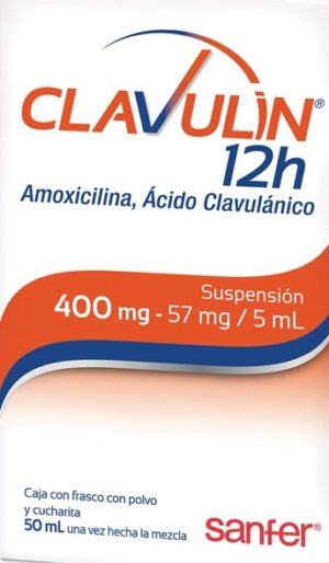 CLAVULIN 12H 400MG 50ML | FARMACIA RIVAS DEL CENTRO