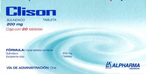 CLISON 200MG SULINDACO 20 TAB | FARMACIA RIVAS DEL CENTRO