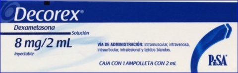 DECOREX 8MG 2ML INYECTABLE | FARMACIA RIVAS DEL CENTRO