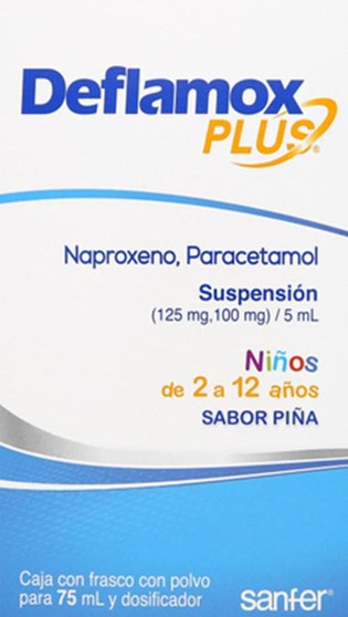 DEFLAMOX PLUS FRASCO 75 ML 125 MG 100MG 5ML | FARMACIA RIVAS DEL CENTRO