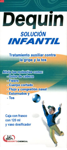 DEQUIN SOLUCION INFANTIL 120ML | FARMACIA RIVAS DEL CENTRO