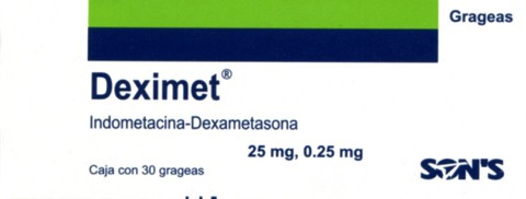 DEXIMET 30 GRAGEAS 25MG | FARMACIA RIVAS DEL CENTRO