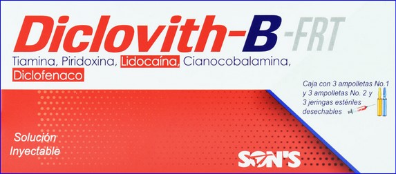 DICLOVITH-B, CAJA CON AMPOLLETAS Y AMPOLLETAS Y JERING – , 60% OFF