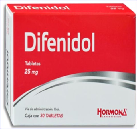 DIFENIDOL 25 MG C/30 TAB. | FARMACIA RIVAS DEL CENTRO