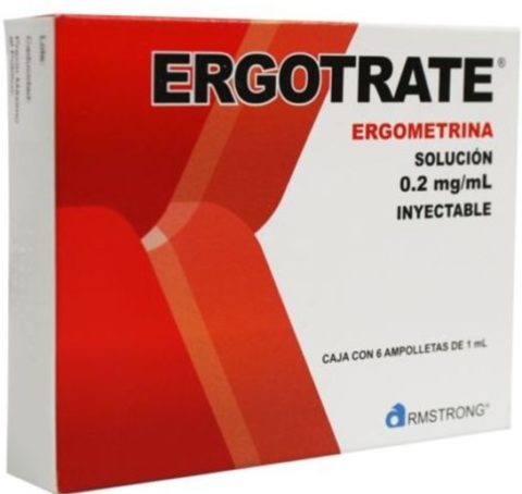 ERGOTRATE SOLUCION 0.2MG 6 AMPOLLETAS | FARMACIA RIVAS DEL CENTRO