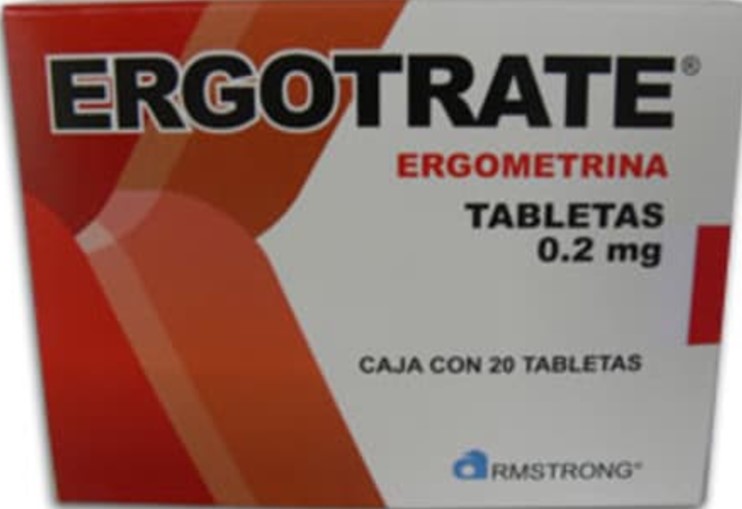 ERGOTRATE 20 TABLETAS 0.2MG | FARMACIA RIVAS DEL CENTRO
