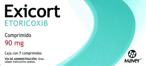 EXICORT 90MG 7 COMPRIMIDOS | FARMACIA RIVAS DEL CENTRO