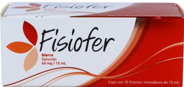 FISIOFER 10 FRASCOS 15 ML | FARMACIA RIVAS DEL CENTRO