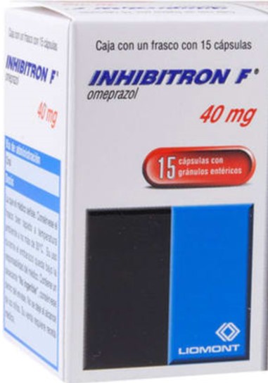 INHIBITRON F 15 CAPSULAS 40MG | FARMACIA RIVAS DEL CENTRO