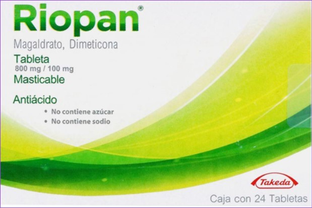 RIOPAN 24 TABLETAS 800MG 100MG | FARMACIA RIVAS DEL CENTRO
