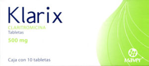KLARIX 500MG CLARITROMICINA 10 TAB | FARMACIA RIVAS DEL CENTRO