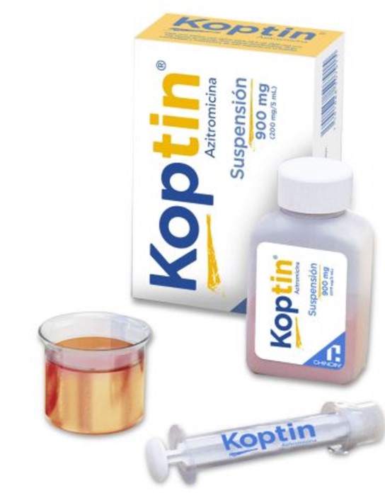 KOPTIN 900MG SUSPENCION AZITROMICINA | FARMACIA RIVAS DEL CENTRO