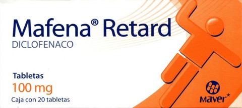 MAFENA RETARD 20 TABLETAS 100MG | FARMACIA RIVAS DEL CENTRO