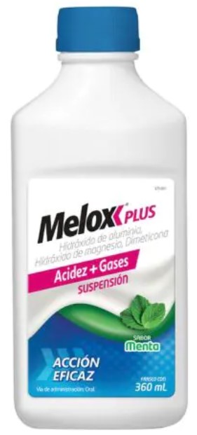 MELOX PLUS MTA 360ML SUSP | FARMACIA RIVAS DEL CENTRO