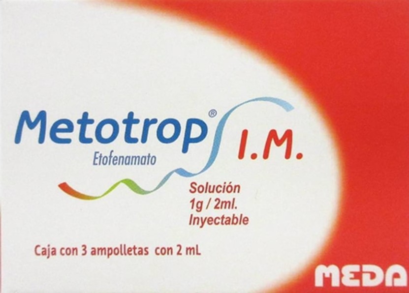 METOTROP ETOFENAMATO 1G/2ML INYECTABLE | FARMACIA RIVAS DEL CENTRO