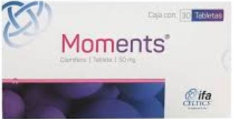 MOMENTS 30 TABLETAS 50MG | FARMACIA RIVAS DEL CENTRO