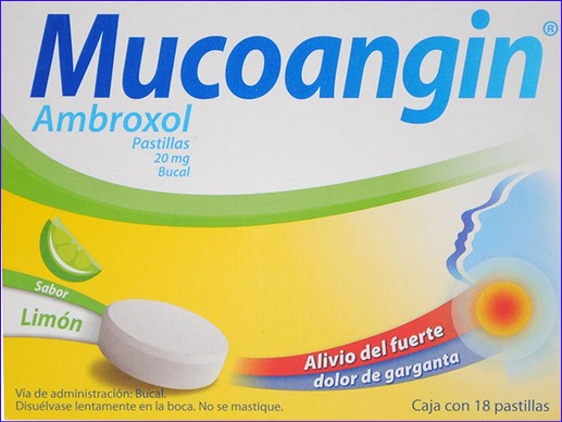 MUCOANGIN LIMON 20MG PAST C18 | FARMACIA RIVAS DEL CENTRO