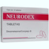 NEURODEX 12 TABLETAS | FARMACIA RIVAS DEL CENTRO