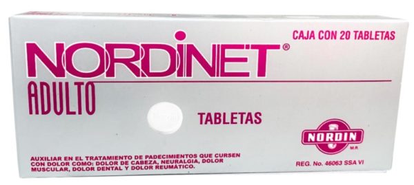 NORDINET 20 TABLETAS | FARMACIA RIVAS DEL CENTRO