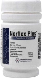 NORFLEX PLUS 450MG 50 TABLETAS | FARMACIA RIVAS DEL CENTRO
