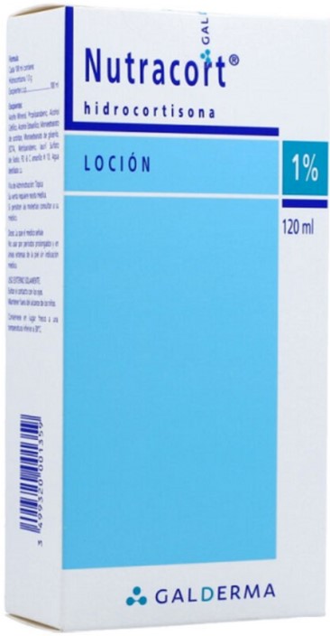 NUTRACORT LOCION 1% HIDROCORTISONA 120ML | FARMACIA RIVAS DEL CENTRO