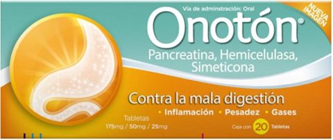 ONOTON 20 TABLETAS 175MG 50MG 25MG | FARMACIA RIVAS DEL CENTRO