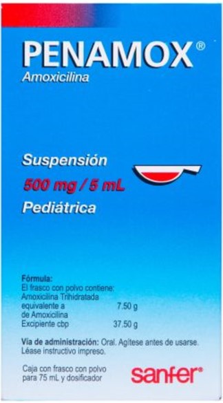 PENAMOX SUSPENSION 500MG | FARMACIA RIVAS DEL CENTRO