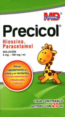 PRECICOL SUSPENCION 20ML 100MG | FARMACIA RIVAS DEL CENTRO