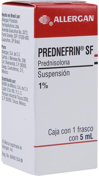PREDNEFRIN SF SUSPENCION 1% 5ML | FARMACIA RIVAS DEL CENTRO