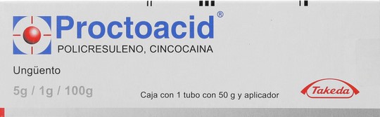 PROCTOACID 1 TUBO CON 50 MG | FARMACIA RIVAS DEL CENTRO