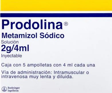 PRODOLINA SOLUCION 2G 5 AMPOLLETAS | FARMACIA RIVAS DEL CENTRO