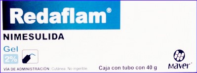 REDAFLAM GEL 2% NIMESULIDA 40G | FARMACIA RIVAS DEL CENTRO