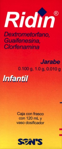 RIDIN JARABE PEDIATRICA 120ML | FARMACIA RIVAS DEL CENTRO