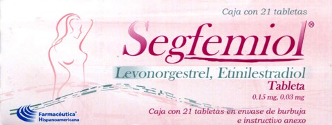 SEGFEMIOL 21 TABLETAS 0.15MG | FARMACIA RIVAS DEL CENTRO