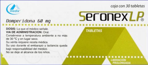 SERONEX LP 30 TAB DOMPERIDONA 60MG | FARMACIA RIVAS DEL CENTRO